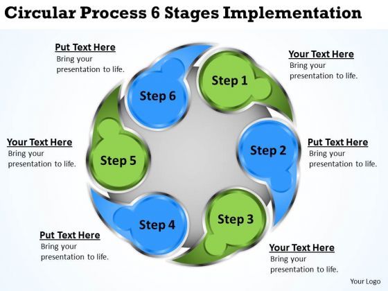 Business Flowchart Examples 6 Stages Implementation PowerPoint ... Business Flowchart Examples 6 Stages Implementation PowerPoint ...