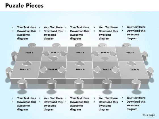 Business Leadership PowerPoint Templates Business 3d Interconnected ...
