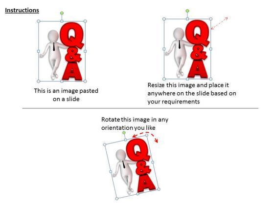 Business Strategy And Policy 3d Man Conducting Quiz Concept