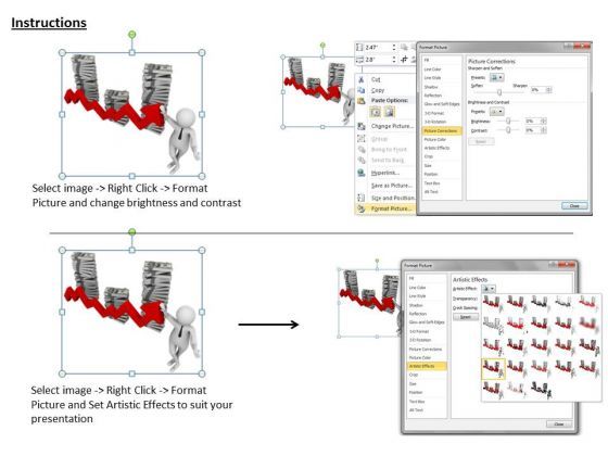 Business Strategy And Policy 3d Man With Bundles Of Money Characters