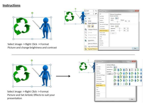 Business Strategy Plan 3d Man Teaching Recycle Concept Adaptable Concepts Business Strategy Plan 3d Man Teaching Recycle Concept Adaptable Concepts