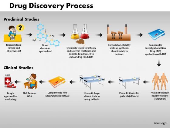 Business Success PowerPoint Templates Marketing Drug Discovery Process ...