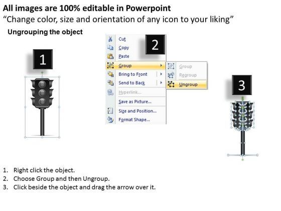 Caution Traffic Light PowerPoint Slides And Ppt Diagram Templates