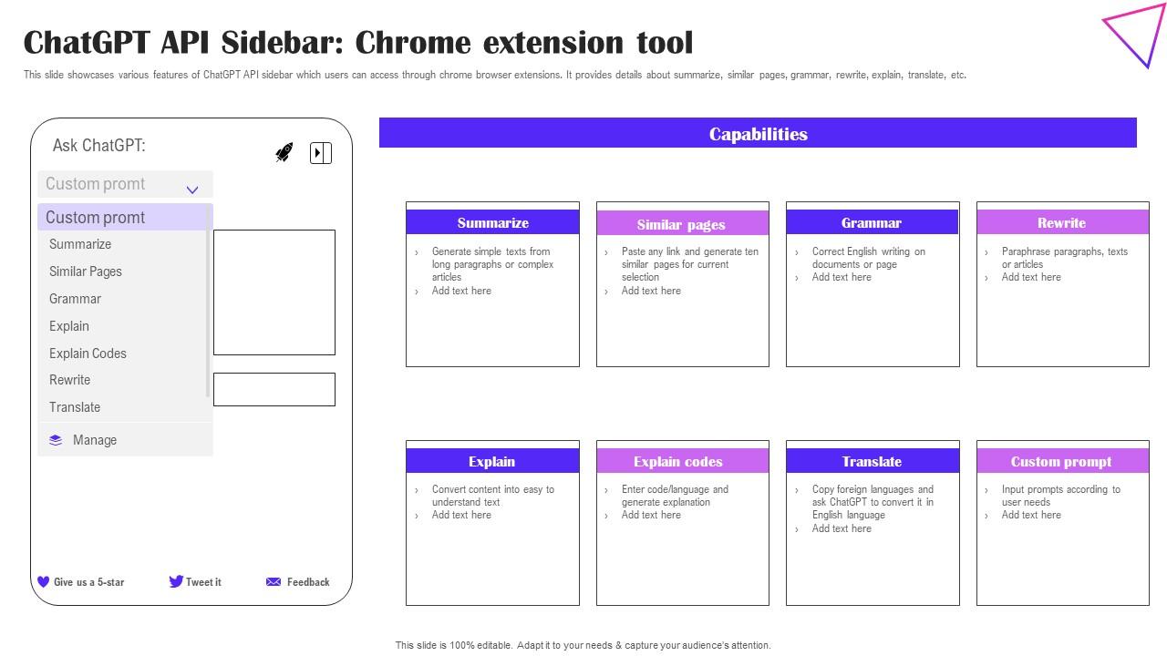 Chatgpt Api Sidebar Chrome Extension Tool Creative Applications For Open Ai Ideas Pdf