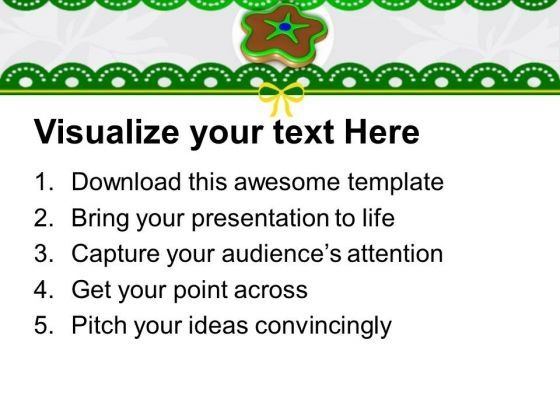 Chocolate Cookies Christmas PowerPoint Templates Ppt Backgrounds For ...