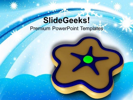 Christmas Cookies Candies Food PowerPoint Templates Ppt Backgrounds For ...