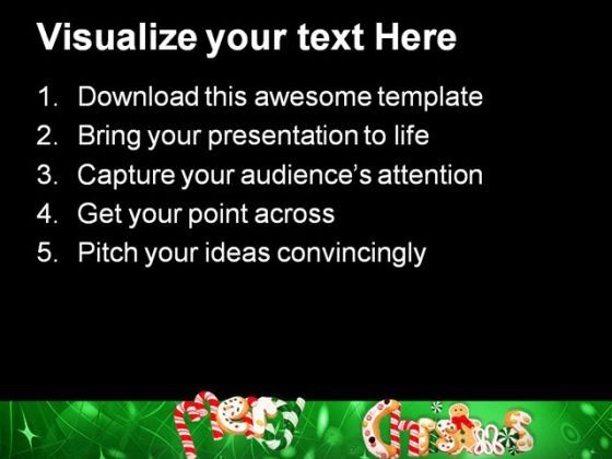 Christmas Cookies Festival PowerPoint Themes And PowerPoint Slides 0711
