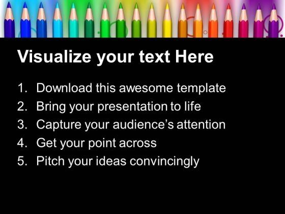 Color Pencils Education Future PowerPoint Templates And PowerPoint ...