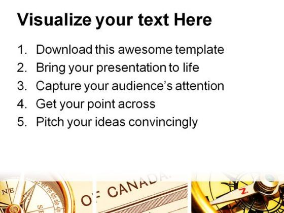 Compass And Map Collage Geographical Powerpoint Themes And Powerpoint Slides 0611