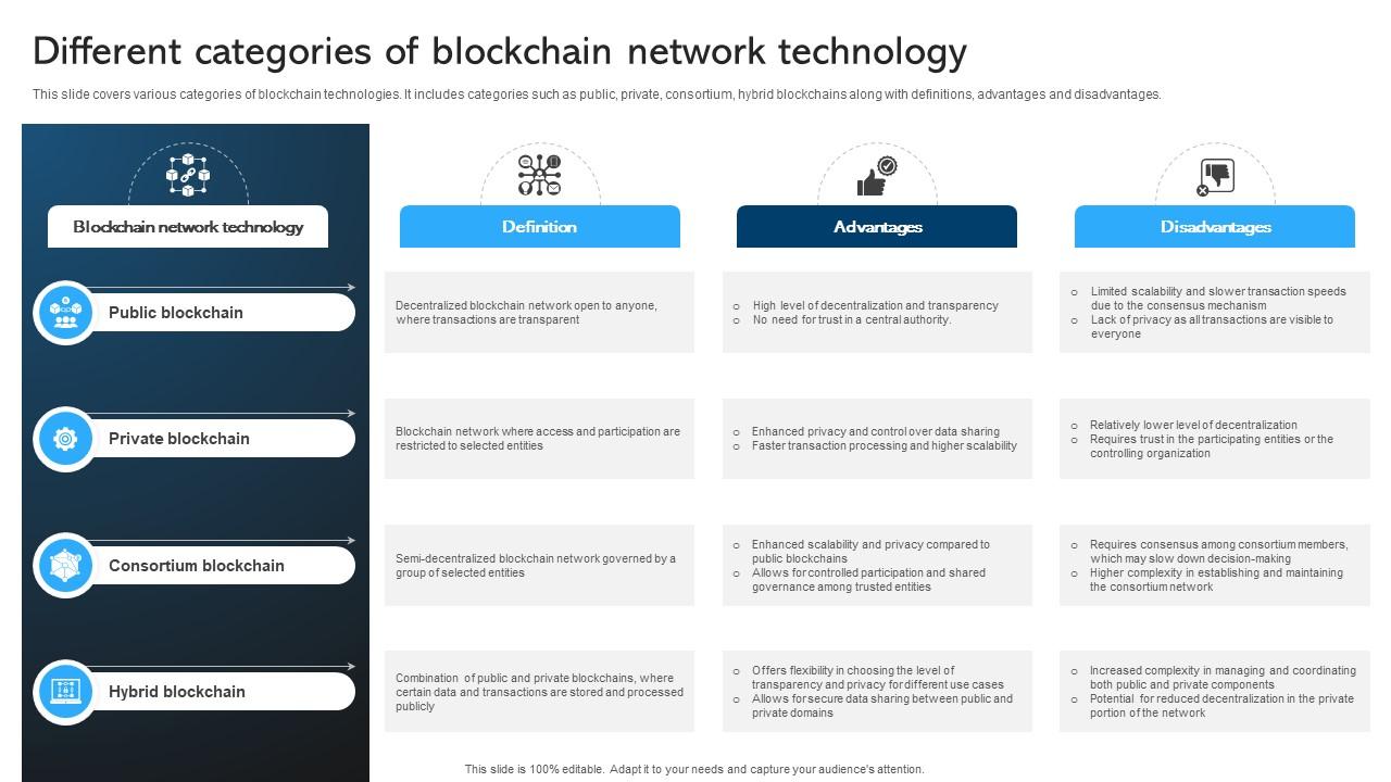Comprehensive Manual For Blockchain Different Categories Of Blockchain Bct Ss V 2009