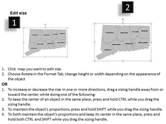 Connecticut Powerpoint Maps
