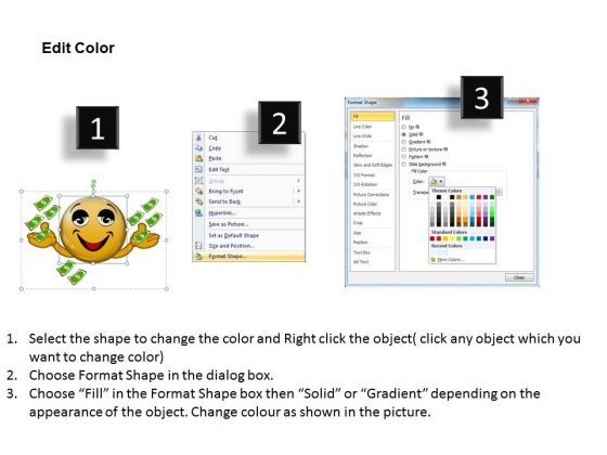 Consulting Diagram Animated Smiley With Happy Emotion Business Diagram