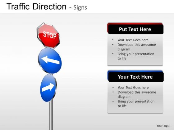 Control Roadside Traffic Direction PowerPoint Slides And Ppt Diagram ...