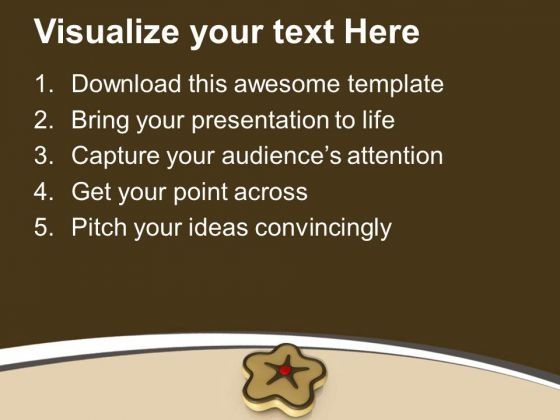 Cookie With Jam Food Theme PowerPoint Templates Ppt Backgrounds For ...