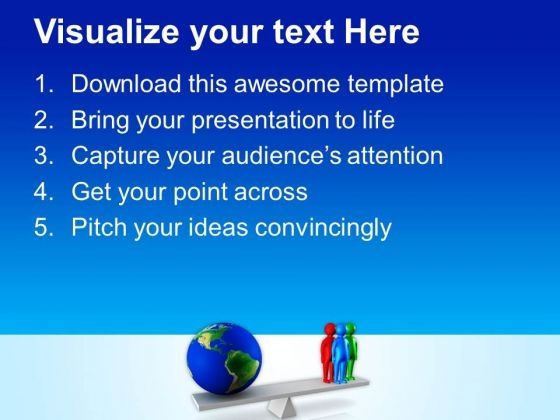 Create A Balance Between Global Relation PowerPoint Templates Ppt ...