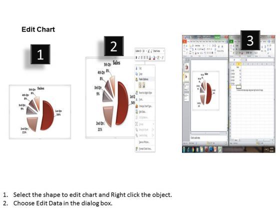 Data Analysis Excel Driven Pie Chart For Easy Comparison Powerpoint Slides Templates