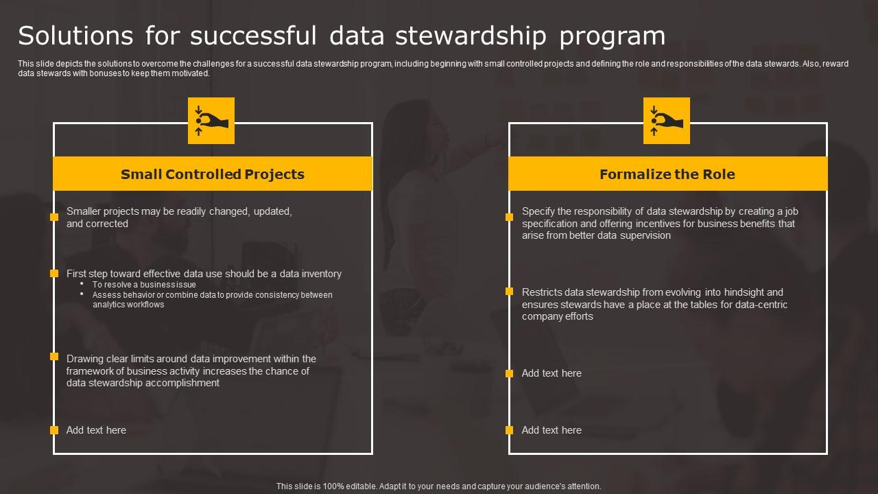 Data Stewardship In Business Processes Solutions Successful Data Stewardship Brochure Pdf