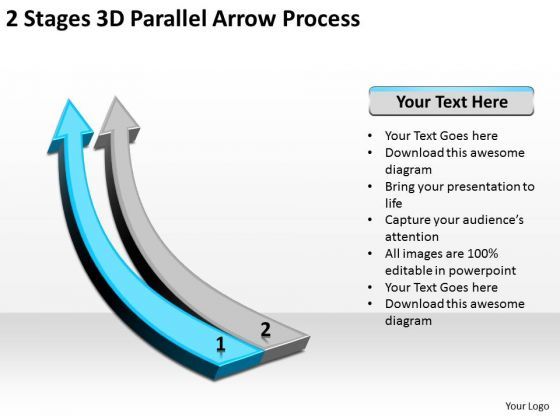 Define Parallel Processing 2 Stages 3d Arrow PowerPoint Templates Define Parallel Processing 2 Stages 3d Arrow PowerPoint Templates