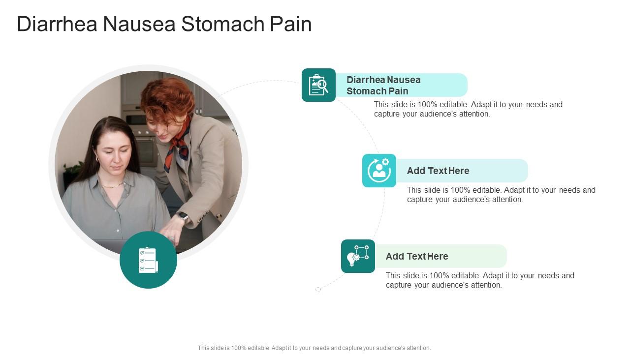 Diarrhea Nausea Stomach Pain In Powerpoint And Google Slides Cpb