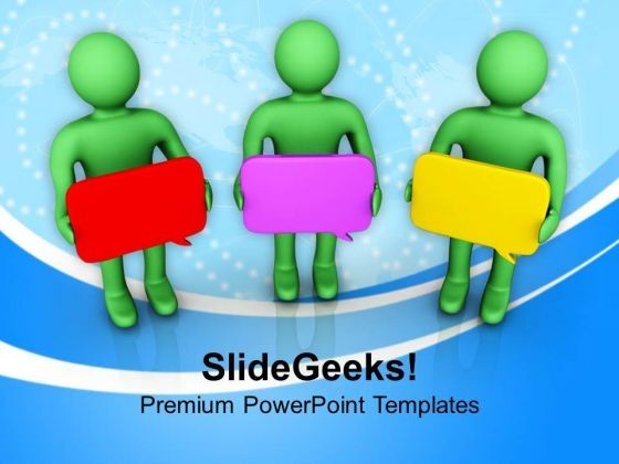 Each People Have Unique Idea PowerPoint Templates Ppt Backgrounds For Slide