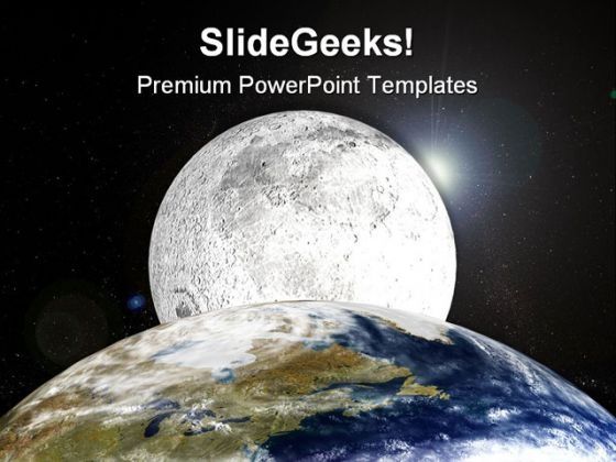 Earth And Moon Globe PowerPoint Templates And PowerPoint Backgrounds 0611