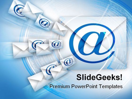 Email Internet PowerPoint Templates And PowerPoint Backgrounds 0711