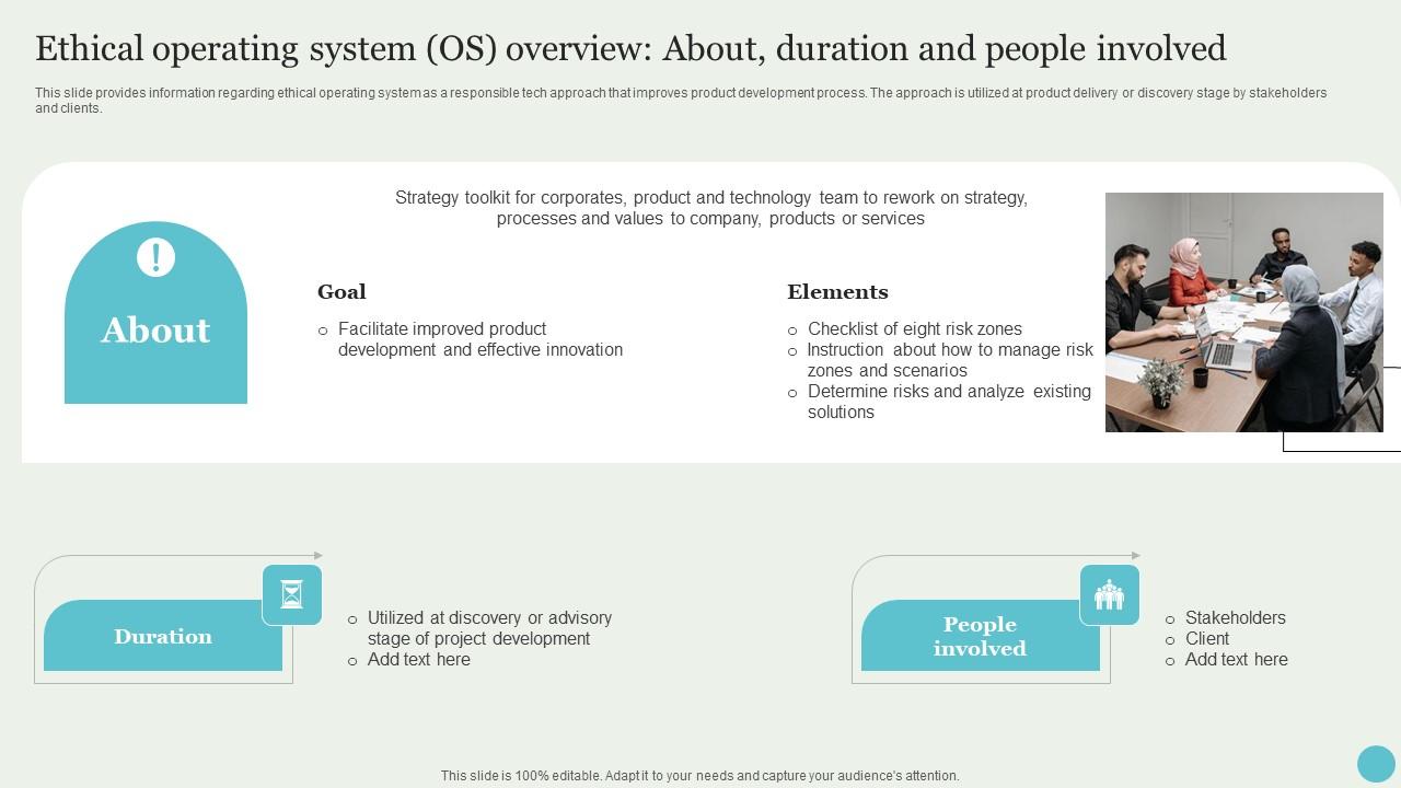 Ethical Operating System OS Overview About Duration Crafting A ... Ethical Operating System OS Overview About Duration Crafting A ...