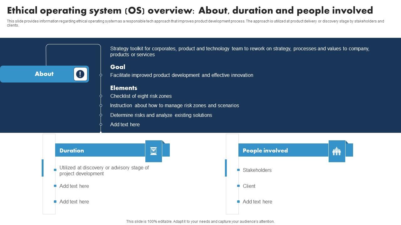 Ethical Operating System OS Overview About Duration Responsible Tech ... Ethical Operating System OS Overview About Duration Responsible Tech ...