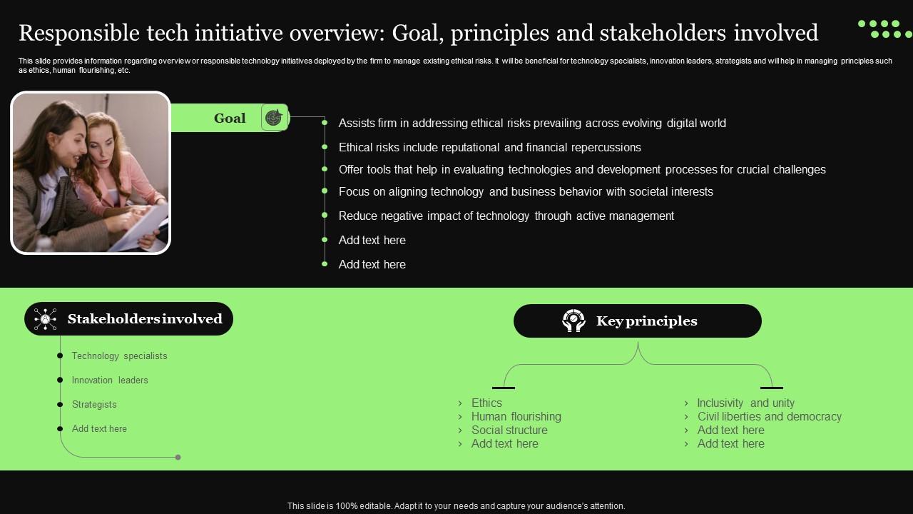 Ethical Technology Utilization Responsible Tech Initiative Overview ...