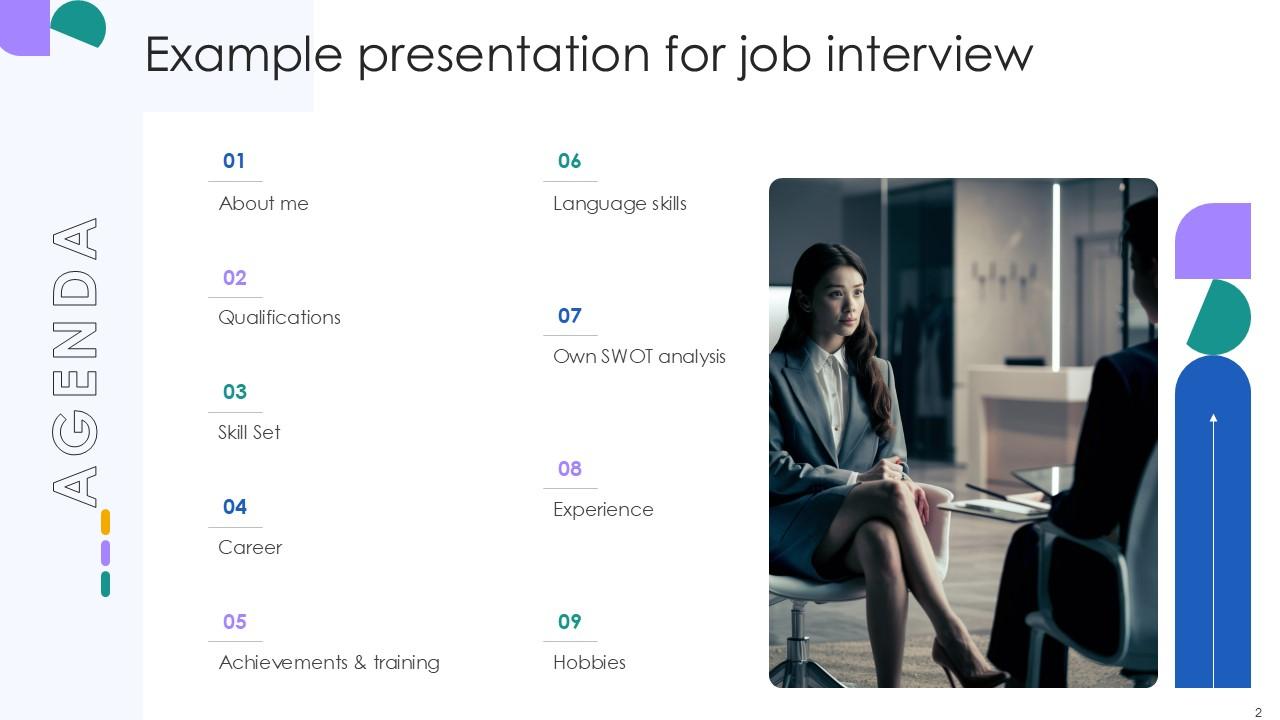 Example Presentation For Job Interview Powerpoint Presentation Slides