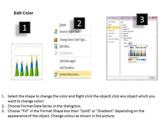 Examples Of Data Analysis Market 3d Categories Sets PowerPoint Templates