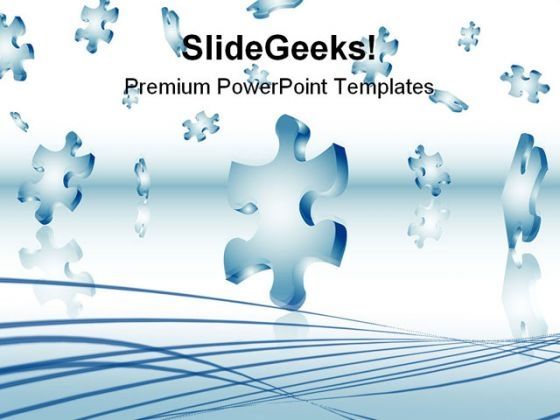 Falling Puzzle Pieces01 Business PowerPoint Templates And PowerPoint Backgr