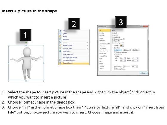 Famous Business People 3d Man Standing Idle Displaying Plan PowerPoint ...