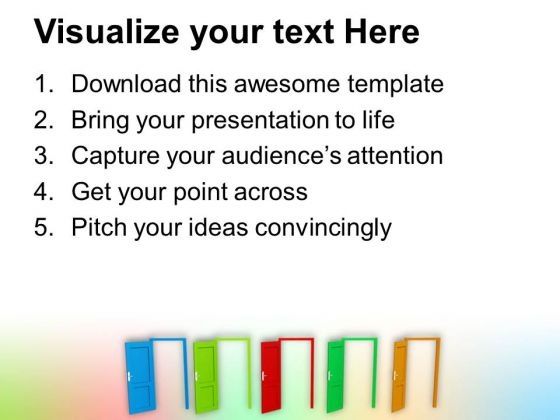 Find The Right Way Business Theme PowerPoint Templates Ppt Backgrounds For