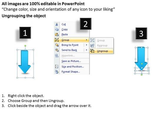 Flowchart Parallel Process Arrow Stages In Marketing PowerPoint Templates