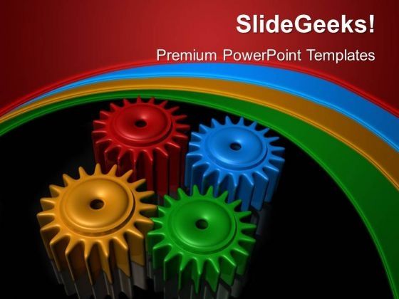 Gears Communication PowerPoint Templates And PowerPoint Themes 0312 Gears Communication PowerPoint Templates And PowerPoint Themes 0312