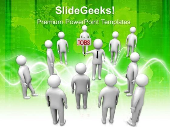 Get The Good Job For Growth PowerPoint Templates Ppt Backgrounds For ...