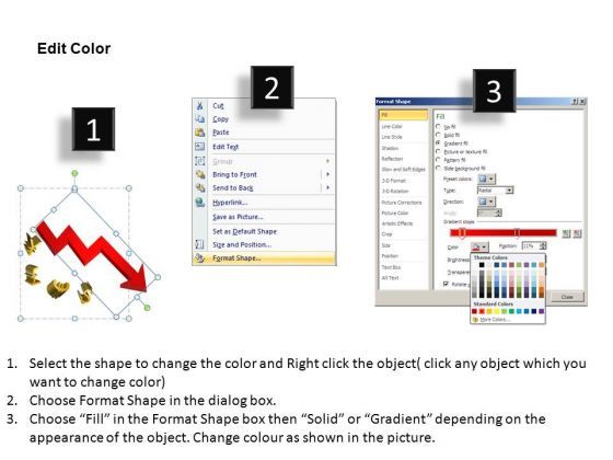 Global Currencies Recession PowerPoint Templates