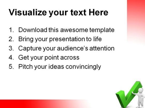 Green Check Business PowerPoint Templates And PowerPoint Backgrounds 0611
