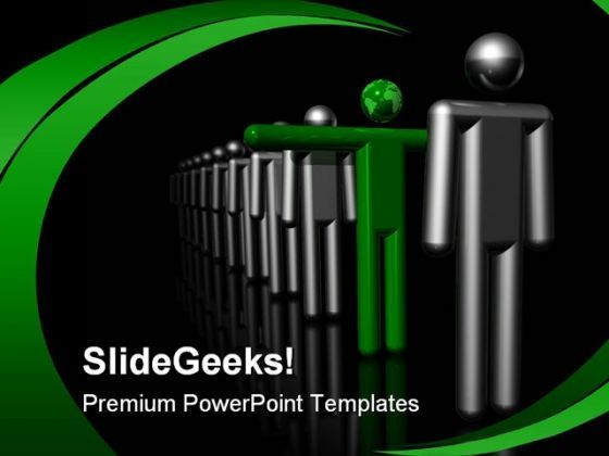 Green Man Ecology Global PowerPoint Themes And PowerPoint Slides 0411