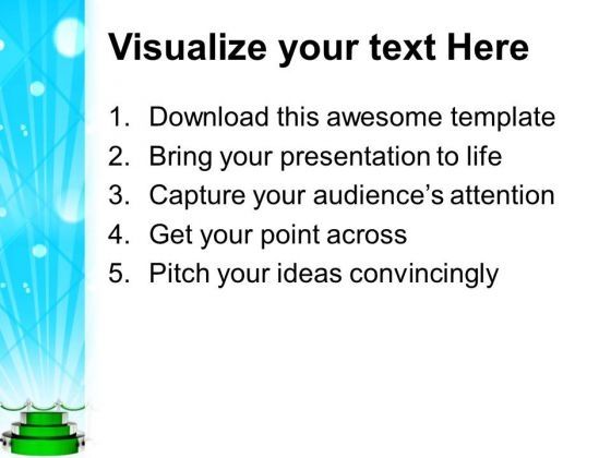 Green Podium For Winner Competition PowerPoint Templates Ppt ...