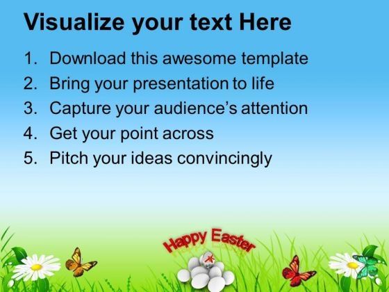 Happy Easter Day Religious Festival PowerPoint Templates Ppt ...