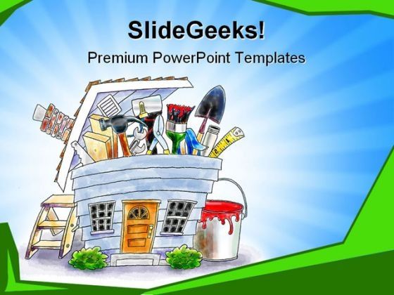 Home Project Construction PowerPoint Themes And PowerPoint Slides 0511