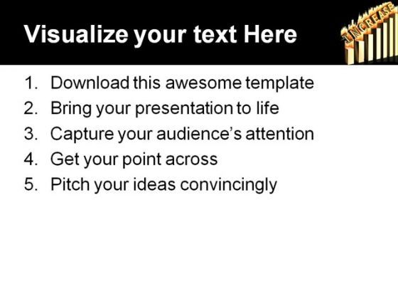 Increase Profits Business PowerPoint Template 0610 Increase Profits Business PowerPoint Template 0610