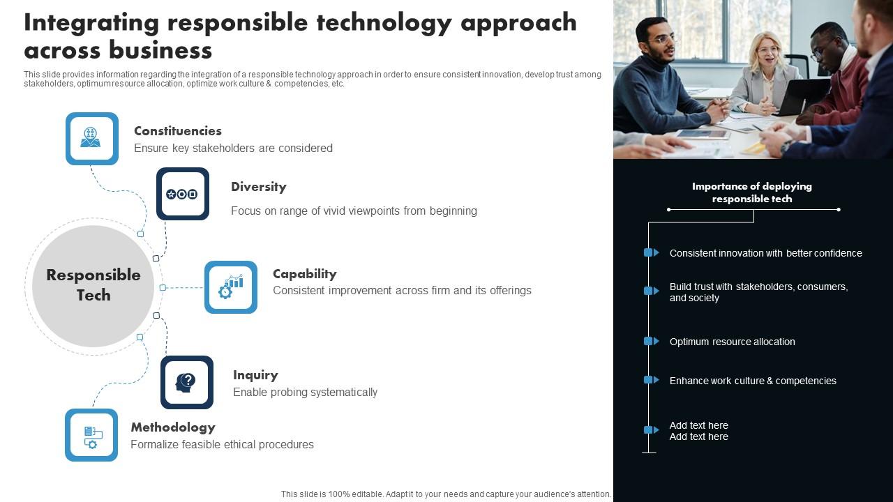 Integrating Responsible Technology Approach Across Responsible Tech ...