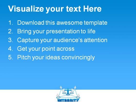 Integrity Concept Communication PowerPoint Themes And PowerPoint Slides ...