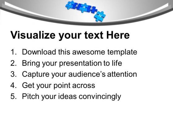 Interconnected Learn Puzzle Pieces Education PowerPoint Templates Ppt ...