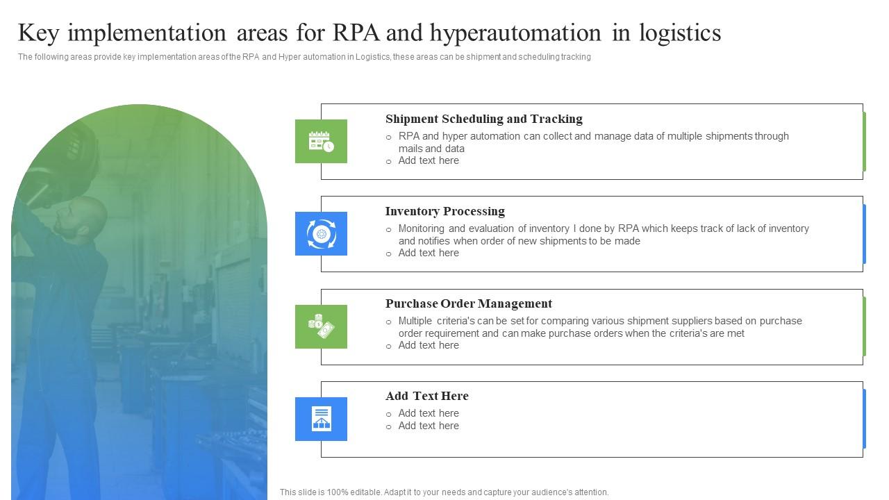 Key Implementation Areas RPA Influence On Industries Information Pdf
