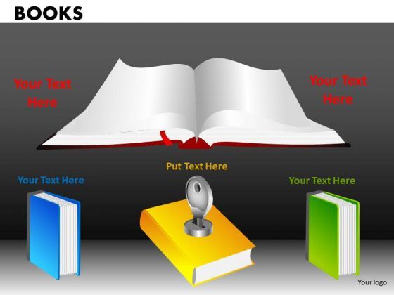 Key To Education Books PowerPoint Ppt Templates
