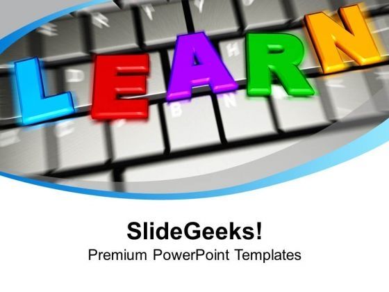 Learn Letters On Keyboard E-learning PowerPoint Templates Ppt ...